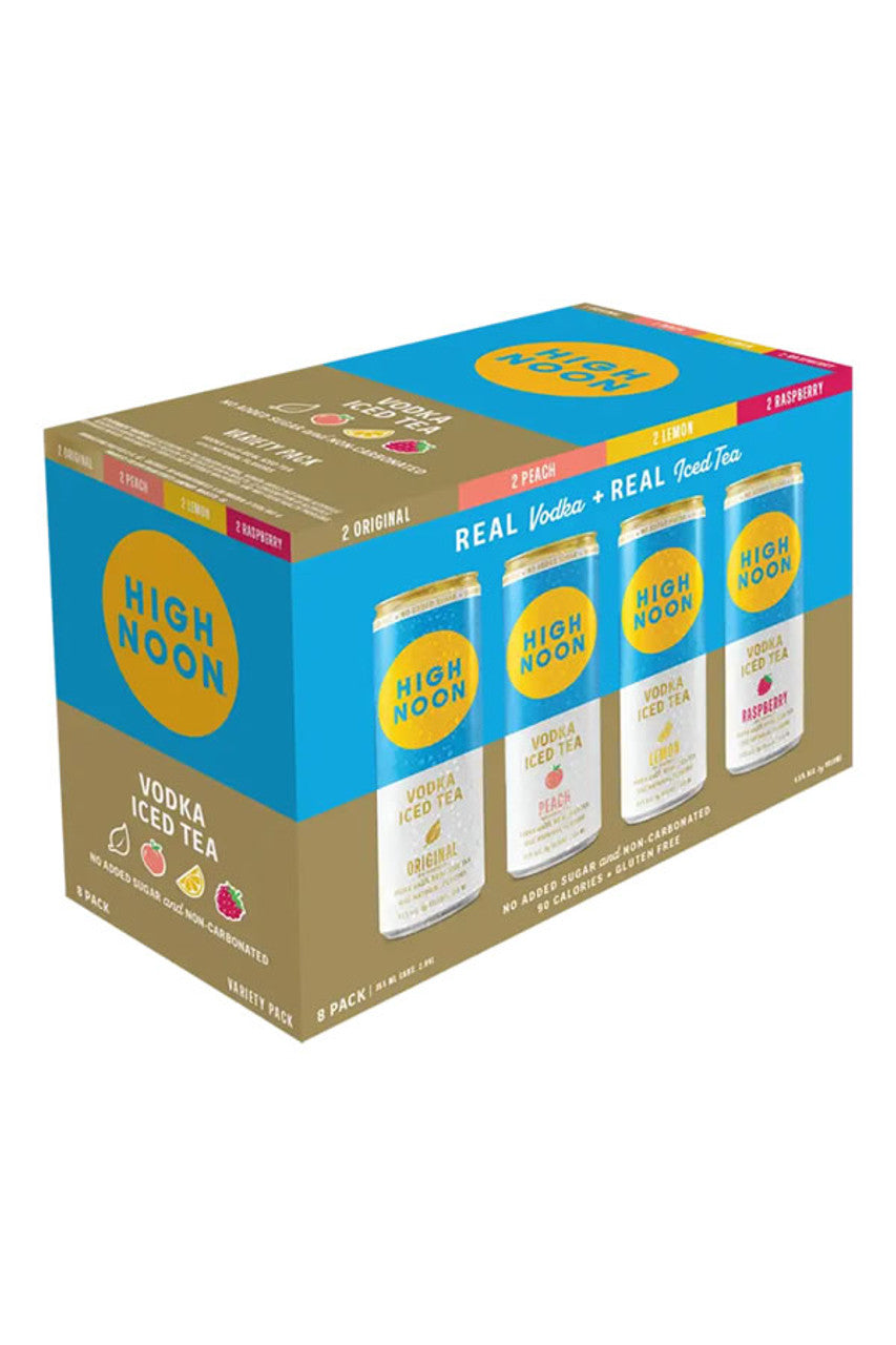 High Noon - 8-PACK "Iced Tea Variety" Vodka Seltzer (8x355ml) - The ...