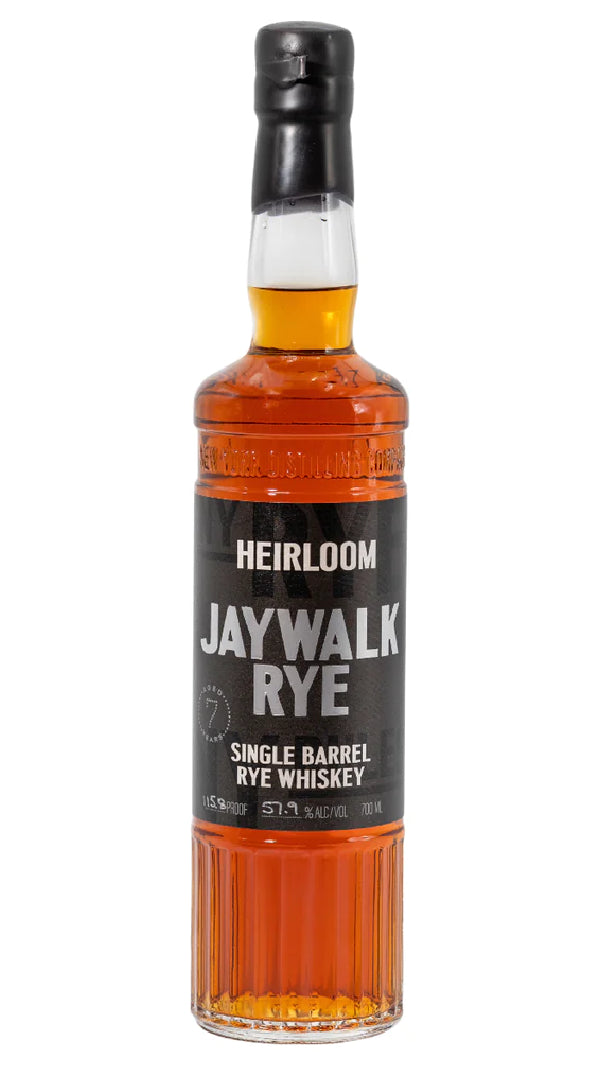 Jaywalk - "Heirloom Rye" Single Barrel Cask Strength Whiskey 7 Years ...